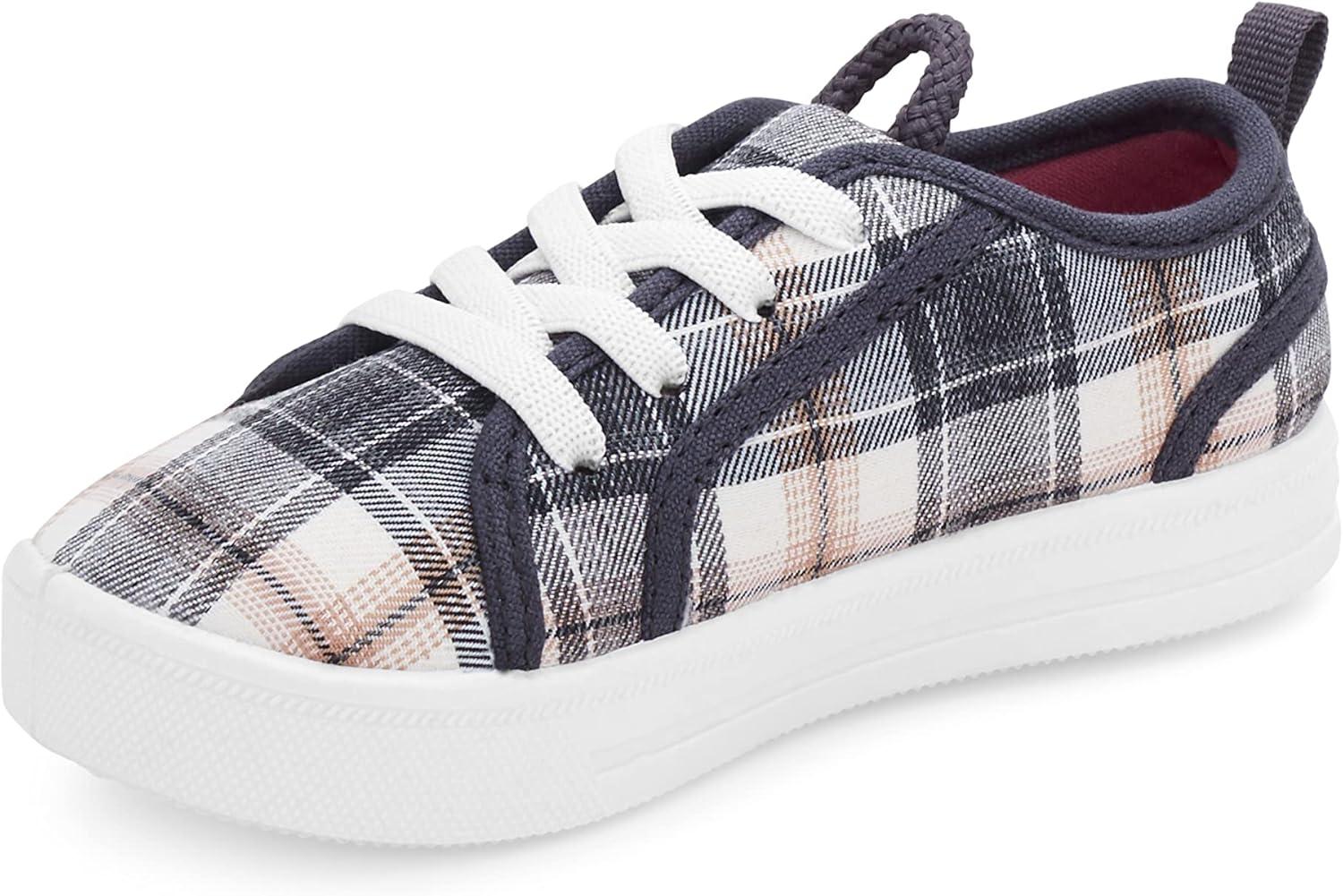 OSHKOSH B’GOSH Girl’s Syrup Slip-On Sneaker(Plaid) - Carter's
