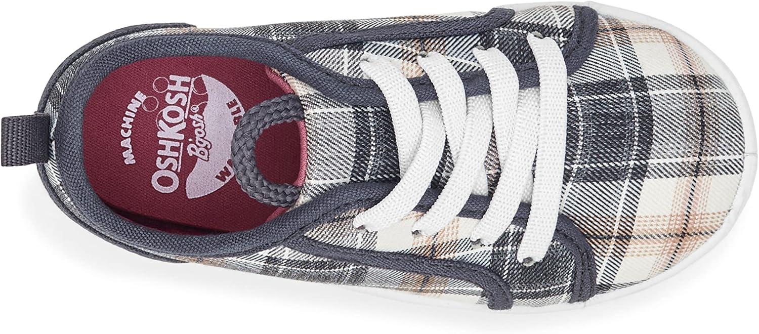 OSHKOSH B’GOSH Girl’s Syrup Slip-On Sneaker(Plaid) - Carter's