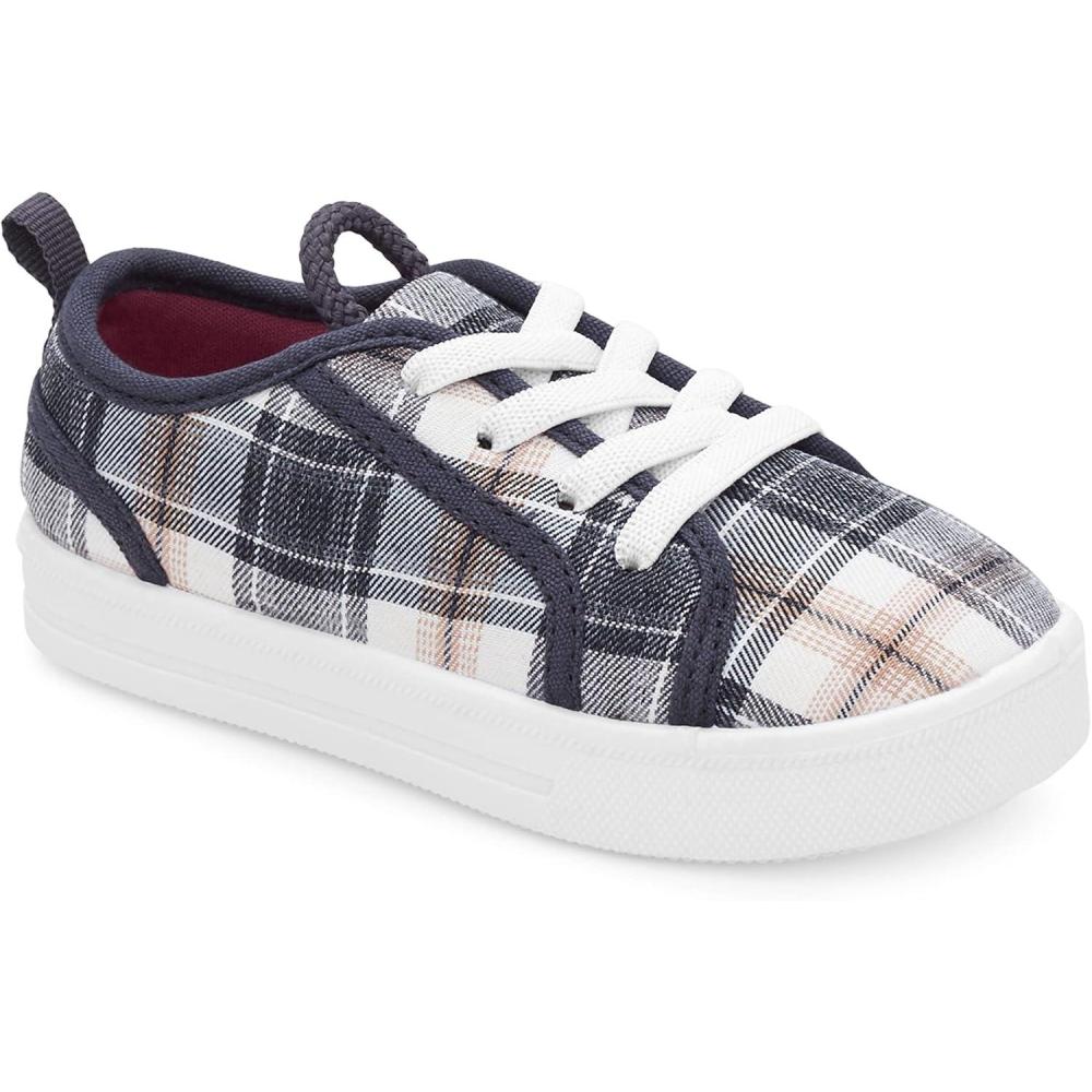 OSHKOSH B’GOSH Girl’s Syrup Slip-On Sneaker(Plaid) - Carter's