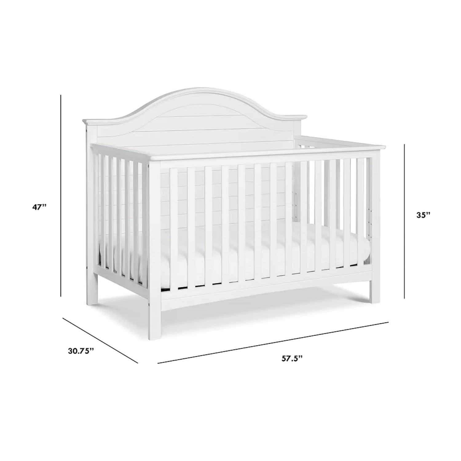 Carter’s by Davinci Nolan 4-in-1 Convertible Crib in Navy, Greenguard ...